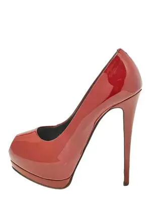 GIUSEPPE ZANOTTI 140mm Sharon Peep-toe Platform Pumps - Red