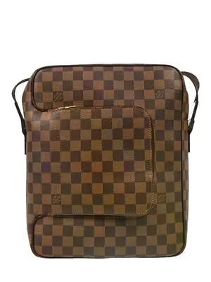 LOUIS VUITTON 2005 Damier Olaf Mm Shoulder Bag - Brown