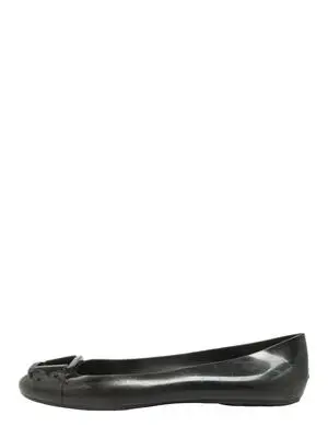 JIMMY CHOO Buckle-embellished Ballet Flats - Black