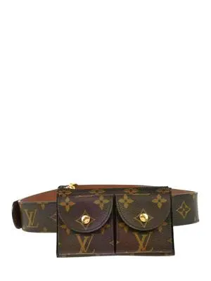 LOUIS VUITTON 2010 Ceinture Pochette Duo Belt Bag - Brown