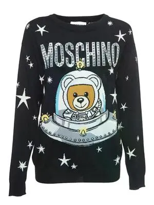 Moschino Teddy Bear Sweater - Black
