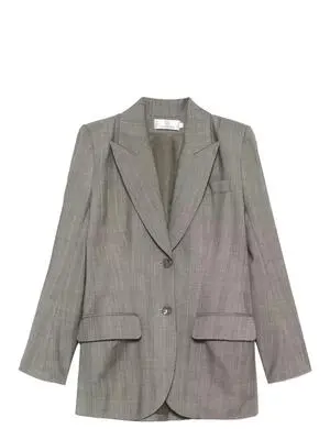 Givenchy 1990s Check-pattern Blazer - Grey