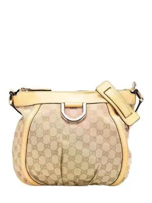Gucci Gg Canvas Abbey D-ring Crossbody Bag - Brown