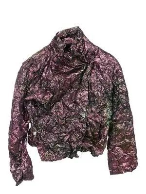 Issey Miyake 2010s Crease-effect Jacket - Pink