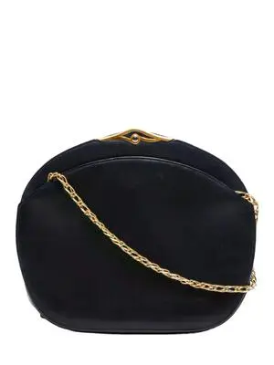 CARTIER 1990-2000s Leather Shoulder Bag - Black