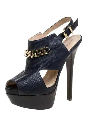 Fendi 2023 150mm Platform Sandals - Blue