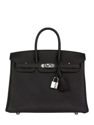 HERMÈS 2023 Birkin 25 Togo Palladium Hardware Handbag