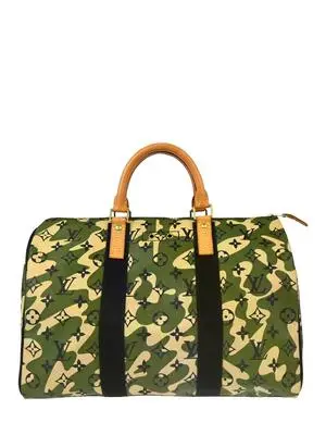 LOUIS VUITTON Monogramouflage Speedy 35 Handbag - Green