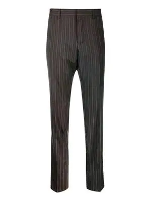 Gucci 2000s Pinstriped Trousers - Grey