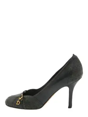 Dior 90mm Cut-out Leather Pumps - Black