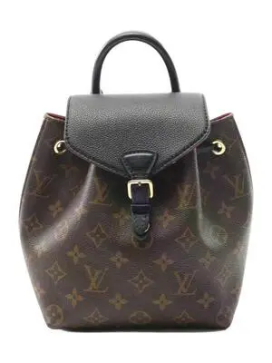 LOUIS VUITTON 2020 Montsouris Nm Bb Monogram Backpack - Brown