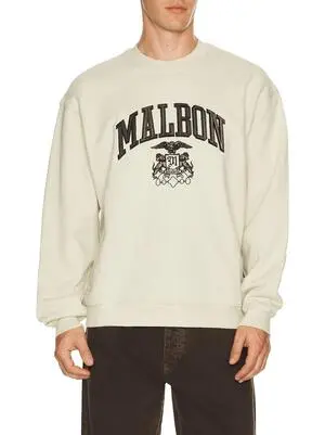 MALBON Cadet Oxford Sweatshirt - Ivory