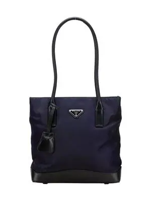 Prada Tessuto Tote Bag - Blue