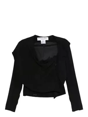 Dior 1990s Square-neck Jacket - Black
