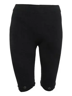 Jacquemus Ribbed Detail Shorts - Black