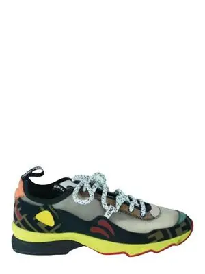Fendi Freedom Ff Patchwork Sneakers - White