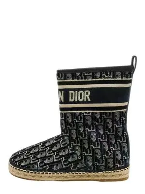 Dior Granville Espadrille Boots - Black