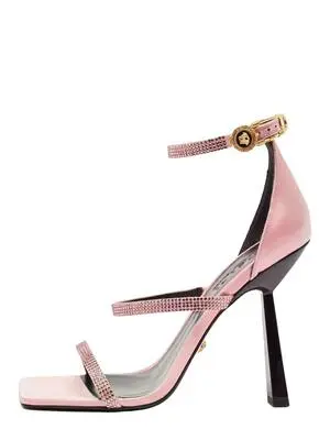 VERSACE Satin Heeled Sandals