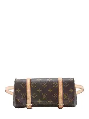 LOUIS VUITTON 2015 Monogram Belt Bag - Brown