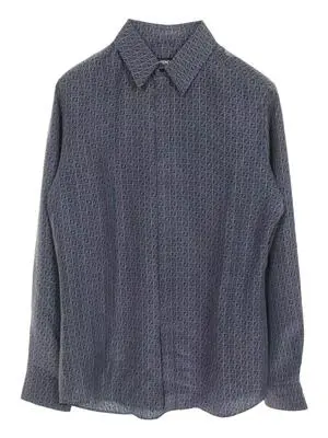 Fendi 2000s Ff Karligraphy Shirt - Gray, Black