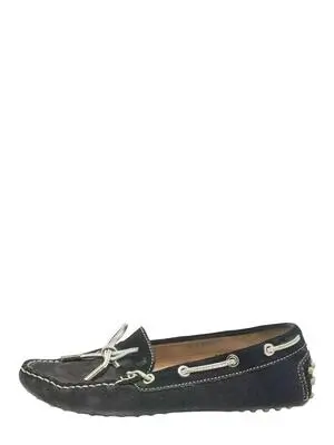 TOD'S Suede Boat Shoes - Blue