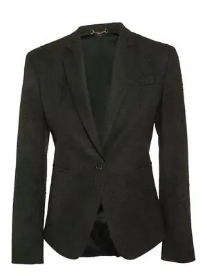 Gucci Notched-lapel Single-breasted Blazer - Grey