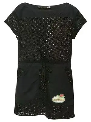 Moschino Eyelet-detailing Mini Dress - Black