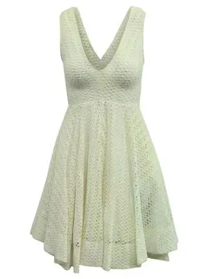 Sandro Eyelet Lace Dress - White