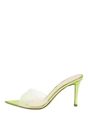 GIANVITO ROSSI 100mm Pointed-toe Sandals - Green