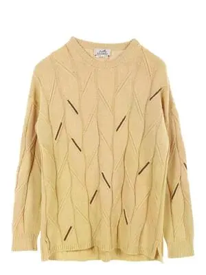 Hermès 2010s Cable-knit Sweater - Neutrals