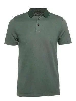 BOSS 2024 Pre-owned Side-slit Polo Shirt - Green