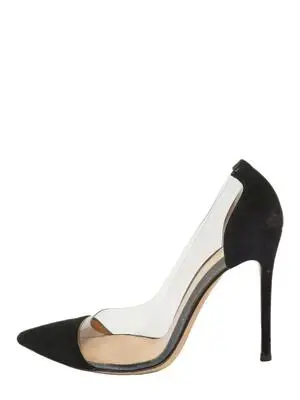 GIANVITO ROSSI 105mm Plexi Transparent-Panel Stiletto Sandals