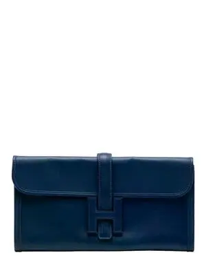 Hermès Jige Elan 29 Clutch Bag - Blue