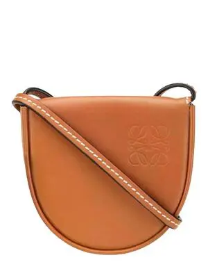 Loewe Mini Heel Pouch Crossbody Bag - Brown