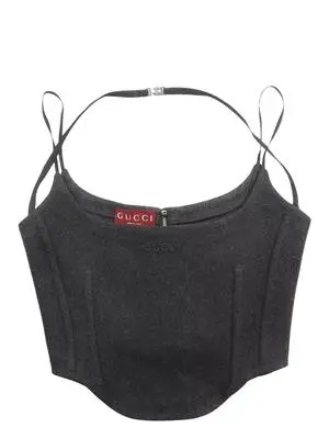 Gucci 2010s Corset Top - Black