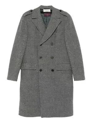 A.N.G.E.L.O. VINTAGE CULT 2000s Double-breasted Cashmere Coat - Grey