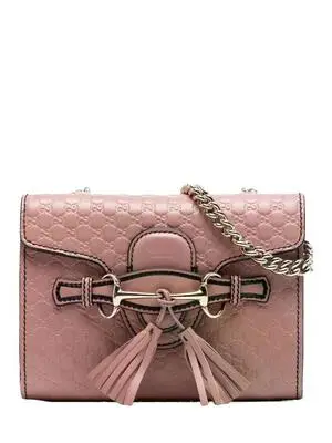 Gucci Mini Microissima Emily Crossbody Bag - Pink