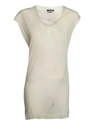 ISABEL MARANT VINTAGE Vintage Scoop-neck Cap-sleeve Dress - Neutrals