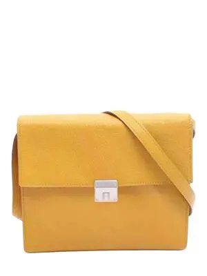Hermès 2018 Chevre Clic 16 Wallet On Strap Crossbody Bag - Yellow