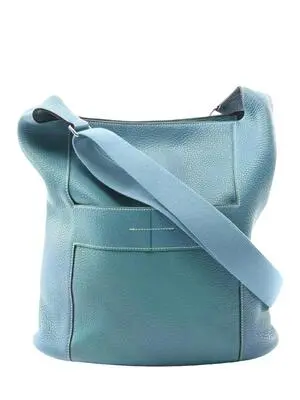 Hermès 2011 Good News Gm Shoulder Bag - Blue