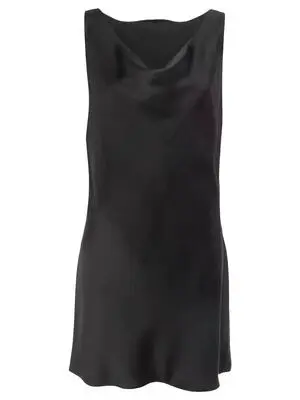 Norma Kamali Vintage Cowl-neck Slip Dress - Black