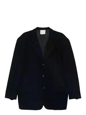 Comme Des Garçons 1990s Three-button Wool Jacket - Blue