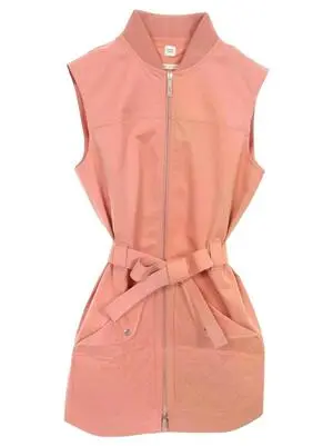 Hermès 2020s Quilted Mini Dress - Pink