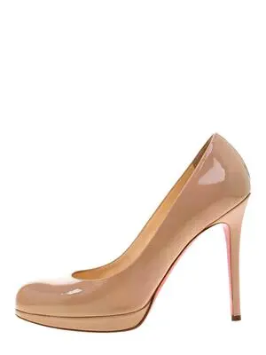 CHRISTIAN LOUBOUTIN 100mm Neofilo Patent Leather Pumps - Neutrals
