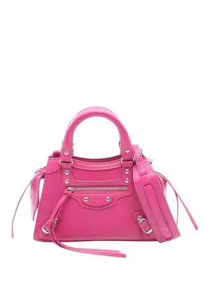 Balenciaga Grained Calfskin Neo Classic City Satchel - Pink