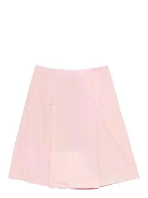Marni 2000s Pleated Cotton Skirt - Pink