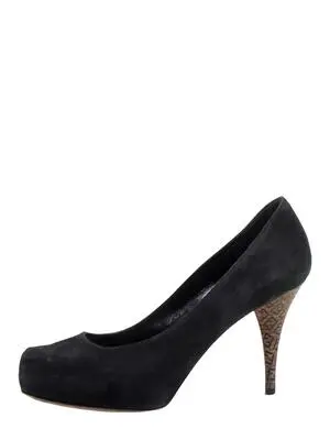Fendi 95mm Ff-motif Pumps - Black