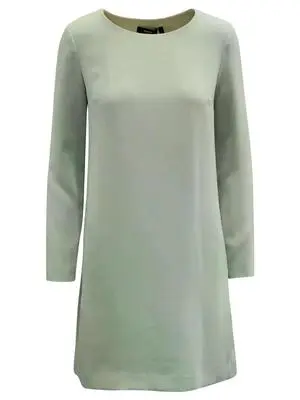 Theory Long-sleeve Shift Dress - Green