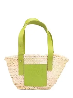 Loewe Small Raffia Basket Tote Bag - Brown