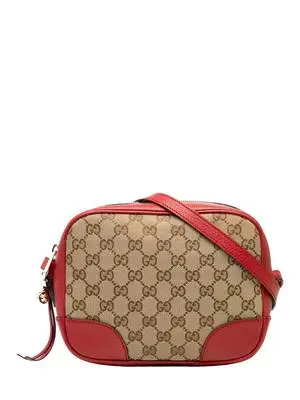 Gucci Gg Canvas Bree Crossbody Bag - Brown